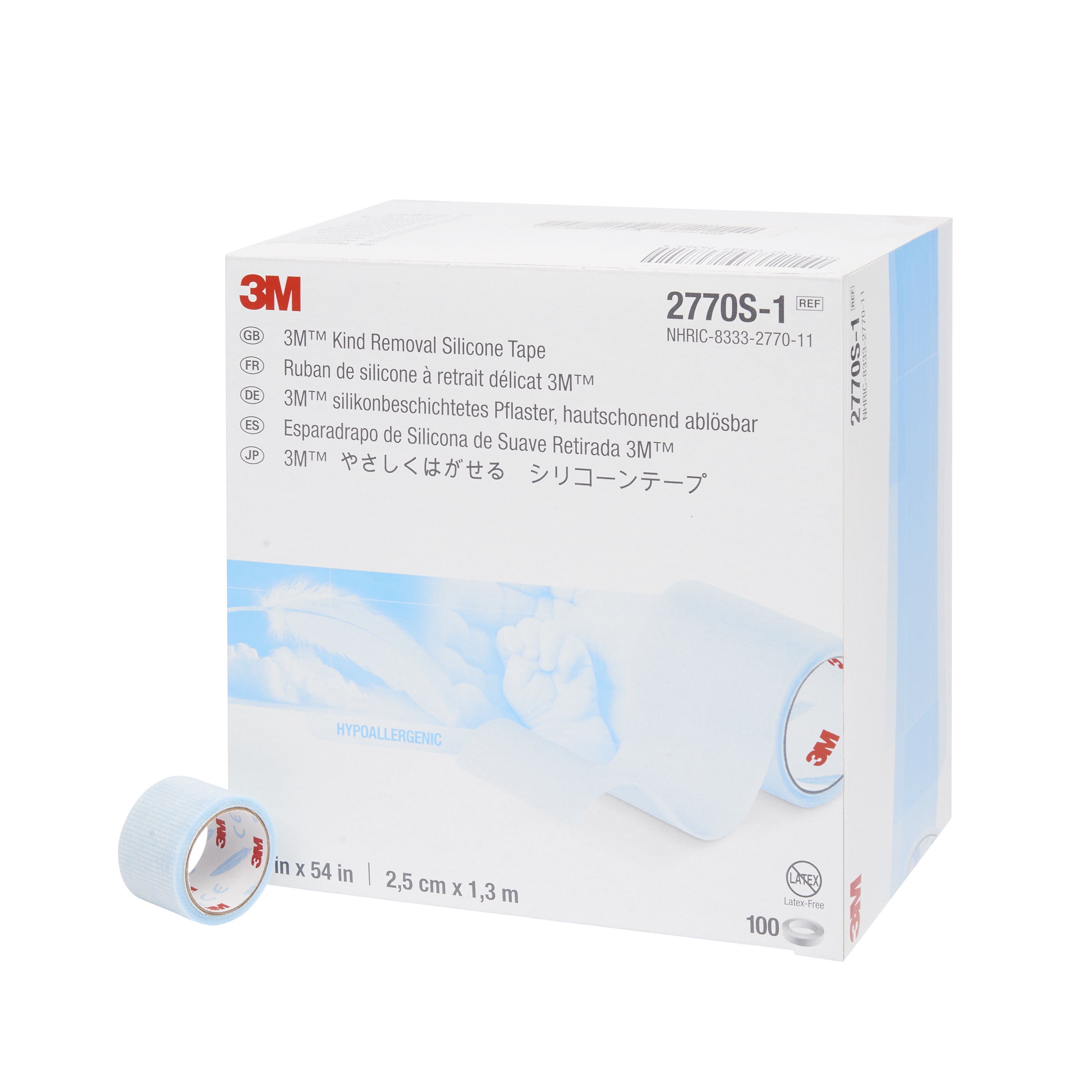 Healthy Medical Company Ltd. | 3M™ 2770S-1 Kind Removal Silicone Tape